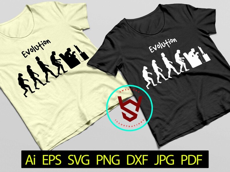 Gamer Evolution SVG, Gamers Vector, Human Evolution Svg, Evolution of ...