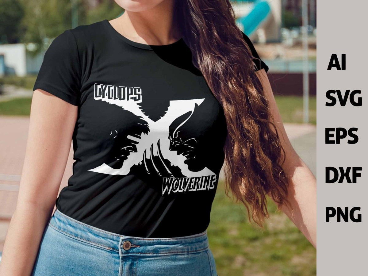 Team X SVG, Cyclops Vs Wolverine_ SVG, Superhero SVG, Comic Vector ...