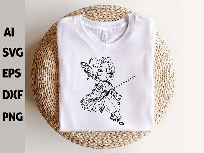 55 Chibi Anime SVG Bundle, Anime Character SVG, Ninja Svg, Chibi Anime ...