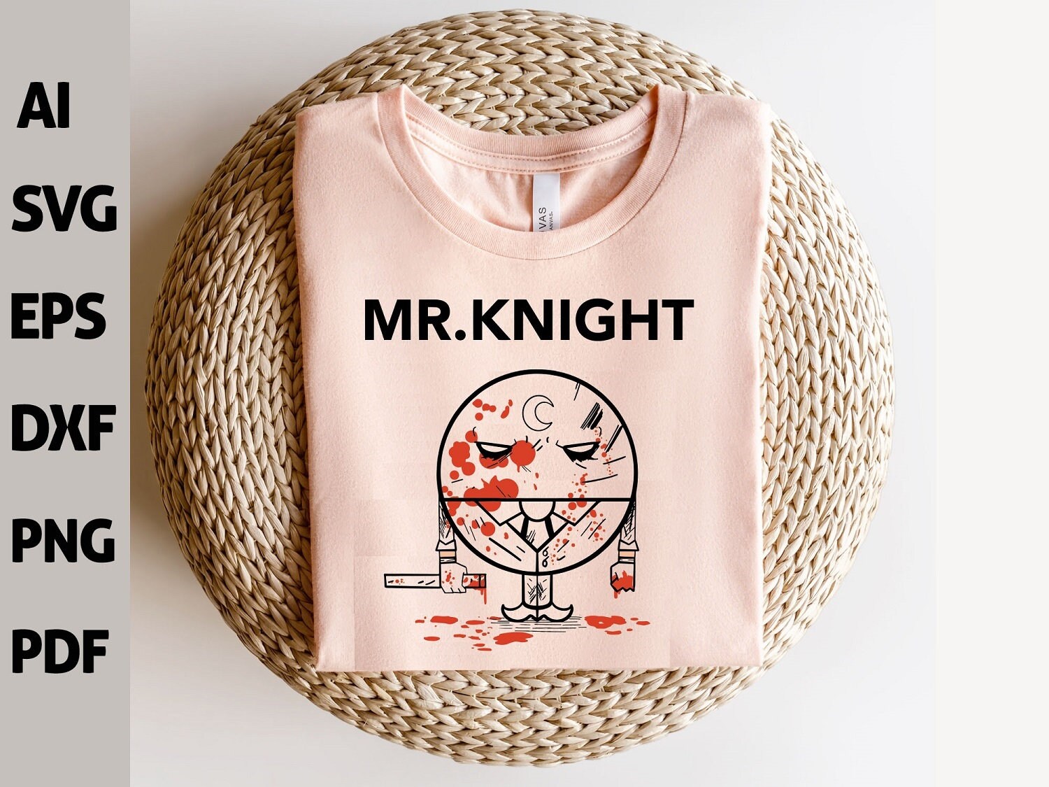 Moon Knight SVG, Mr. Knight, Friends SVG, Anime Character SVG, Moon ...