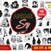 110 Anime SVG Bundle, Anime Character SVG, Ninja Svg, Chibi Anime ...