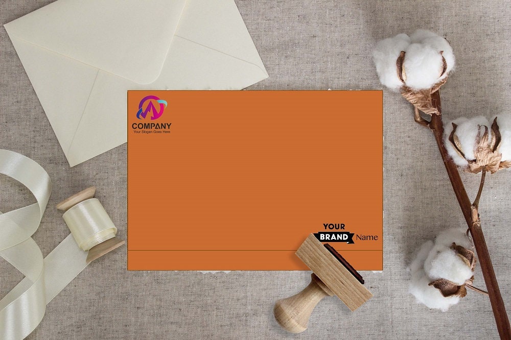 A5 Format Envelope Template, Die Cut, Mock up Template Vector ...