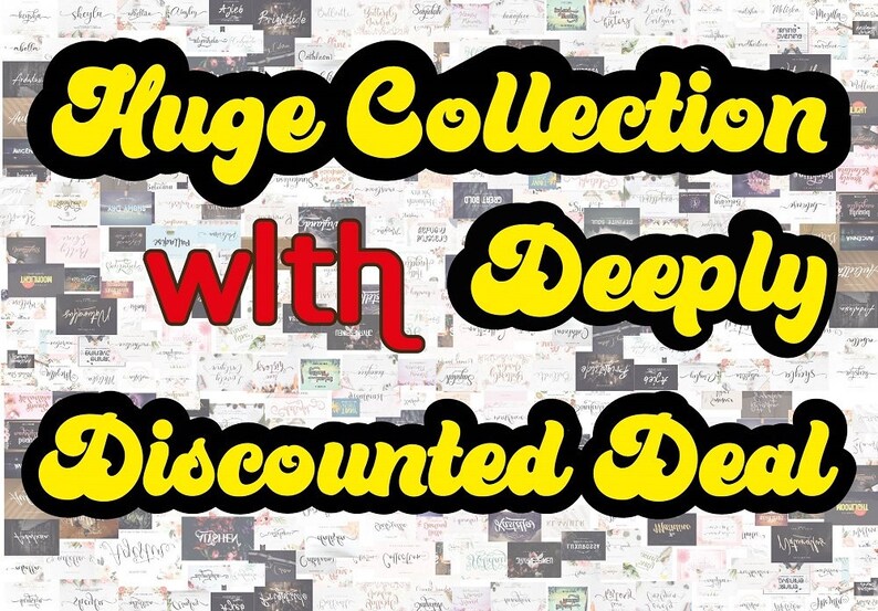 140 Stylistic Font Bundle Calligraphy Swashy Fonts - Etsy