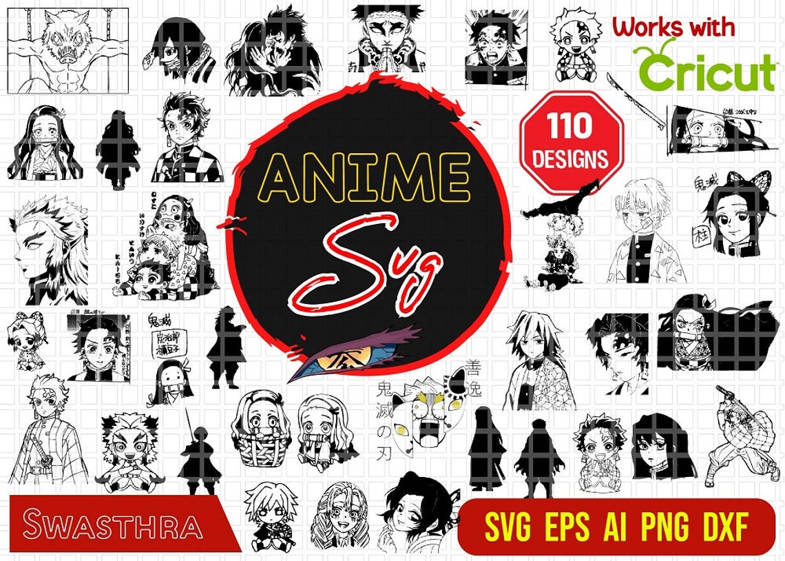 Whole Shop Anime SVG Bundle Anime Character SVG Superhero - Etsy