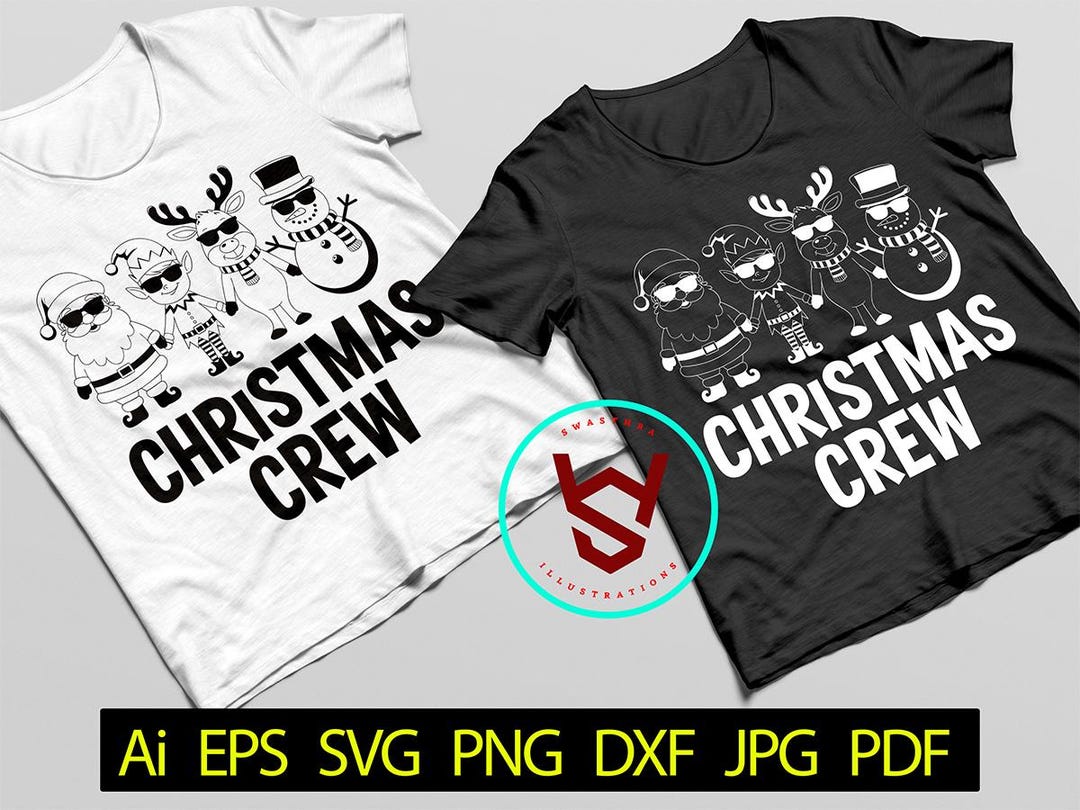 Christmas Crew SVG, Santa's Crew Svg Png, Merry Christmas Svg, Kids ...