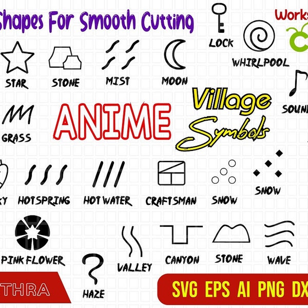 Anime Village Logos - Etsy