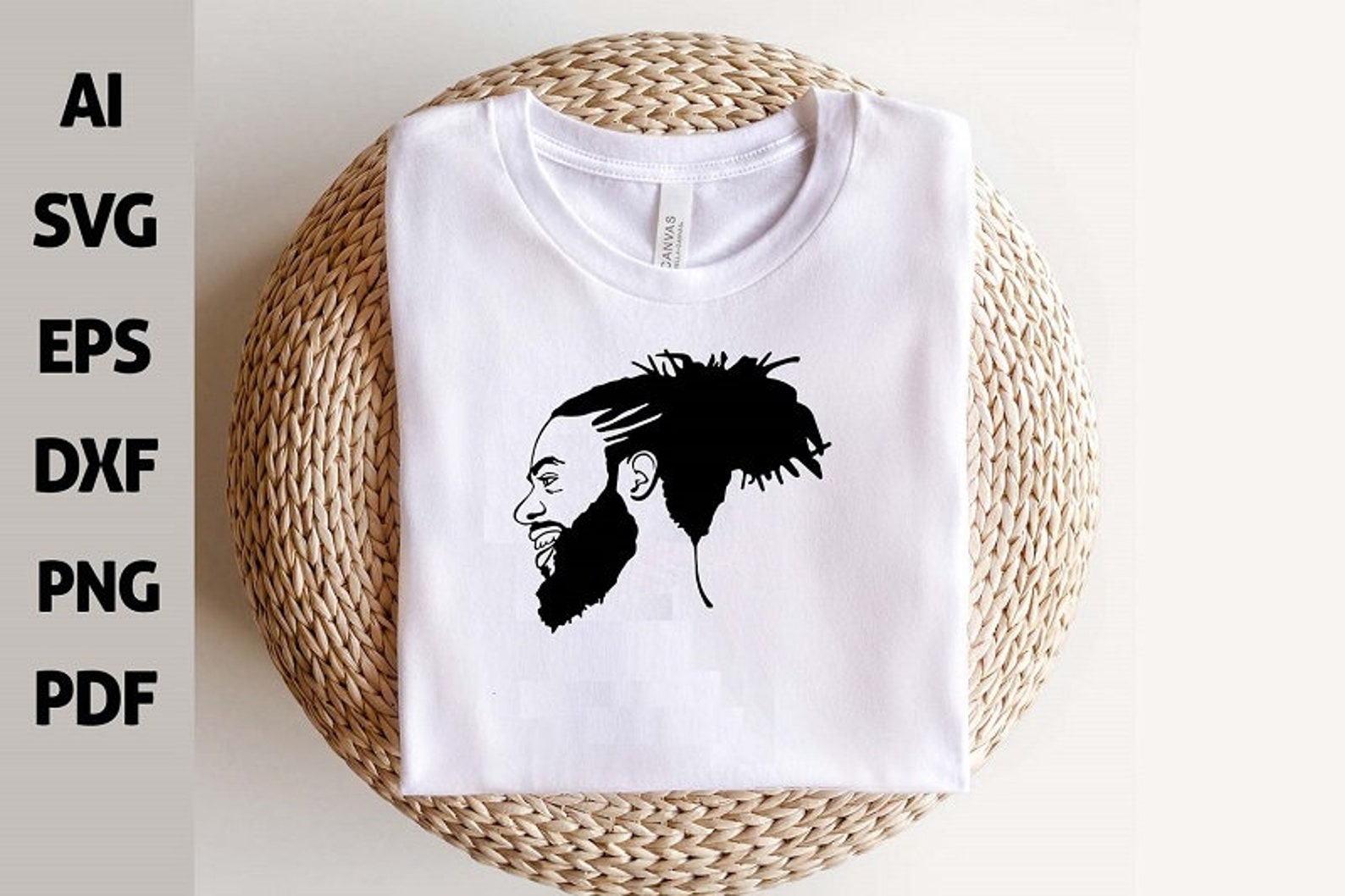 50 Afro Man SVG Bundle, Afro Man Clipart, Afro Man PNG DXF, Melanin ...