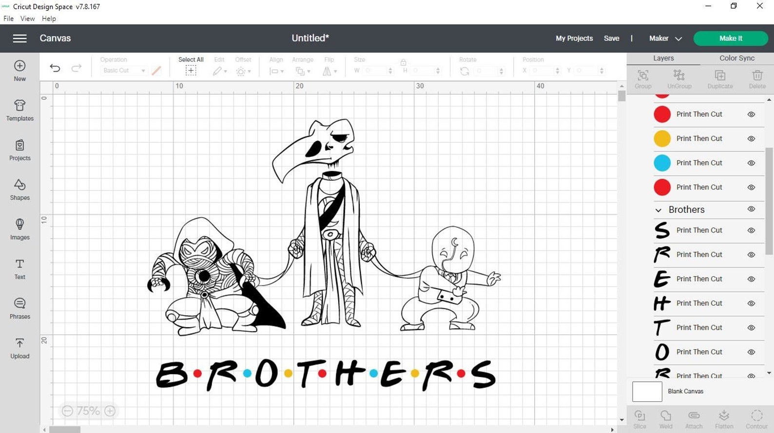 Moon Knight Brothers SVG, Friends SVG, Anime Character SVG, Moon Knight ...