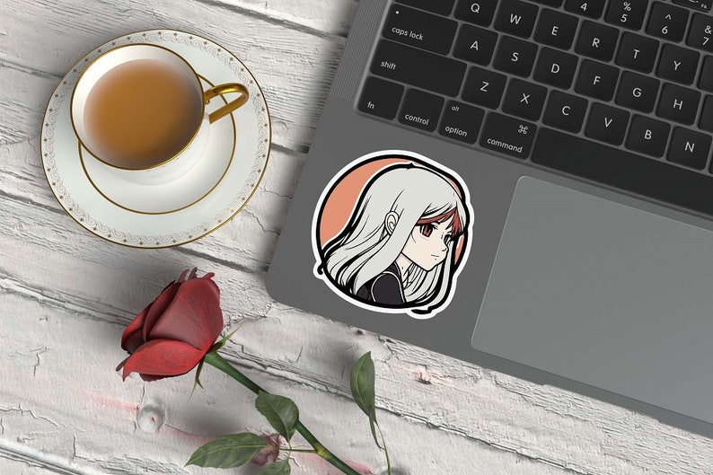 Anime Girl Stickers Svg, Anime SVG Bundle, Anime Character, Chibi Anime ...