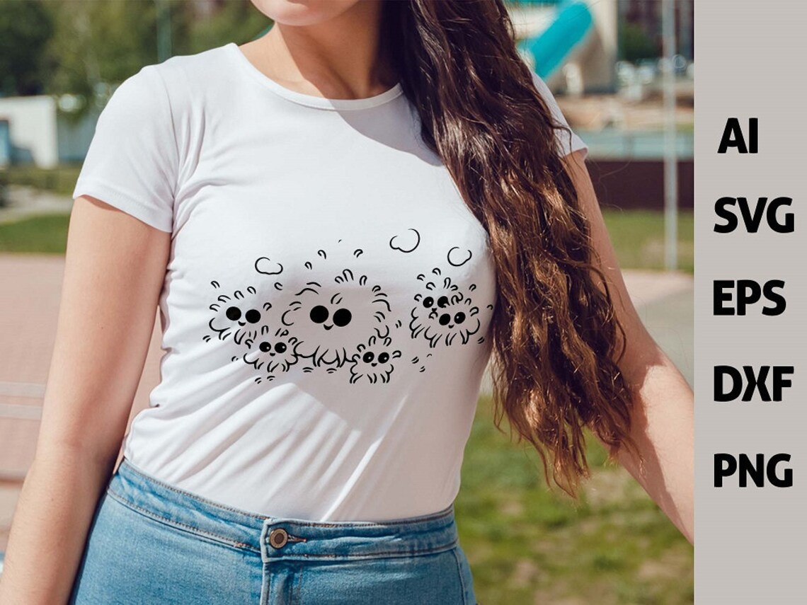 Soot Sprite Svg, Sprites Cliparts, Soot Balls, Sprites Candy Svg, Anime ...