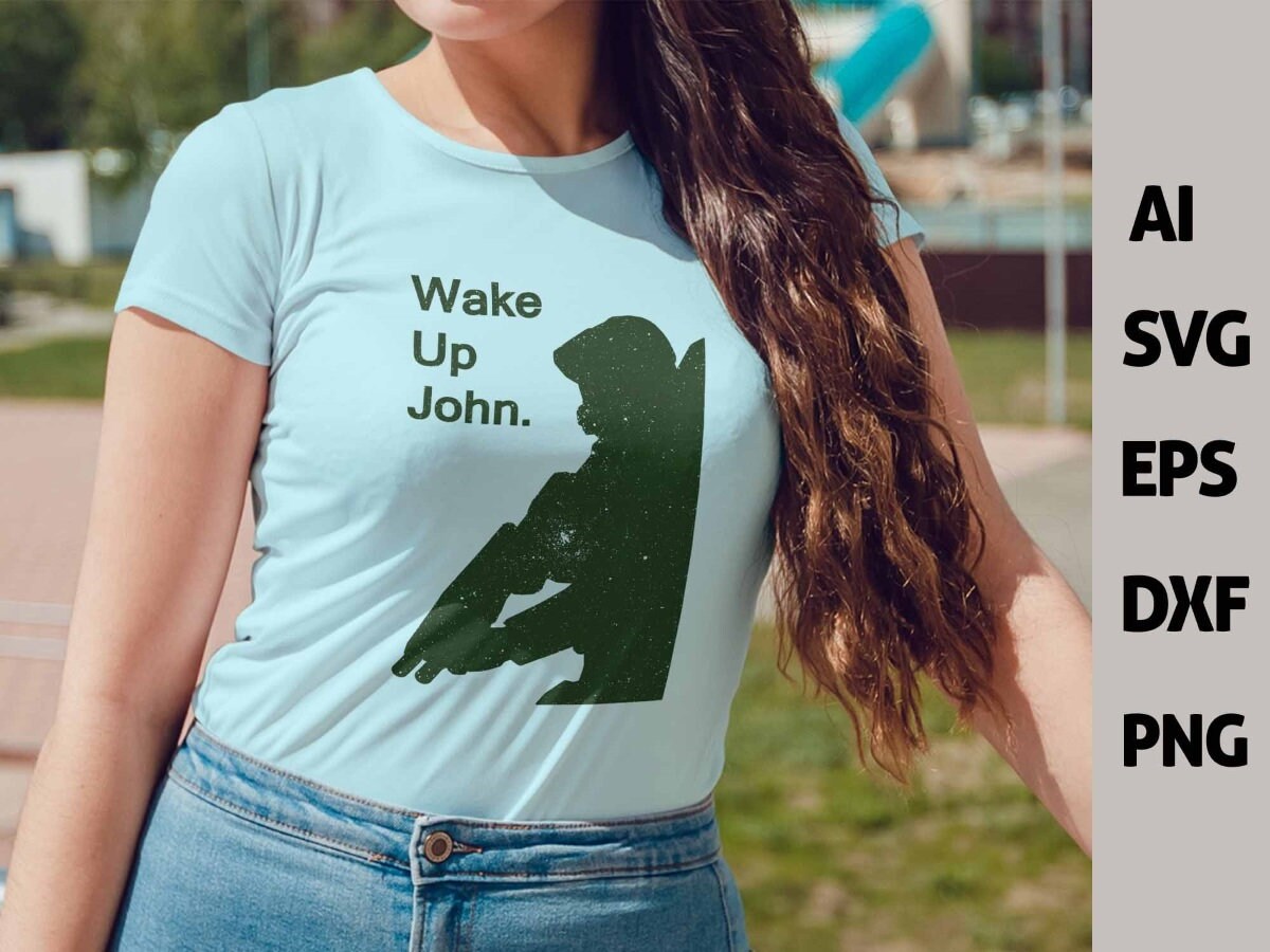 Wake up John SVG, Master Chief Silhouette, Video Game Character Vector ...