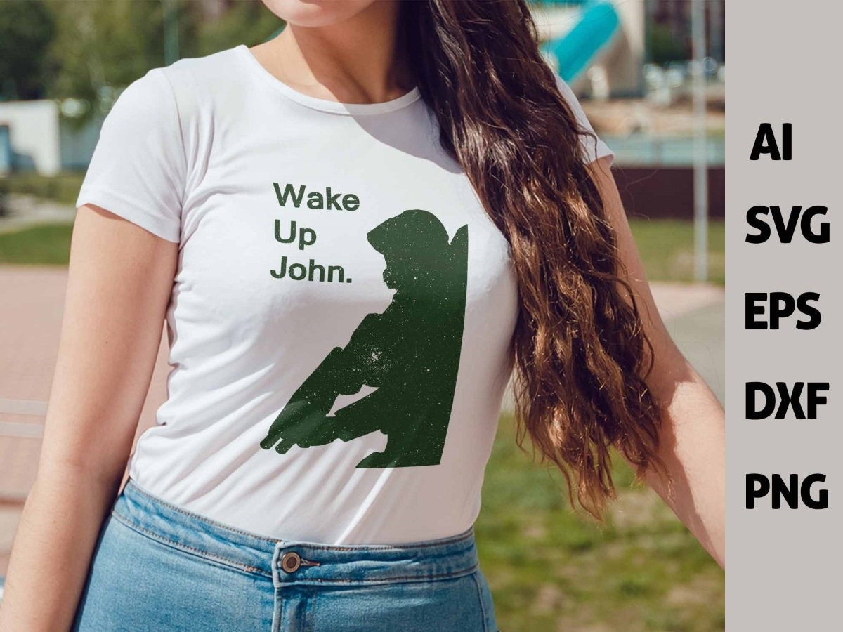 Wake up John SVG, Master Chief Silhouette, Video Game Character Vector ...