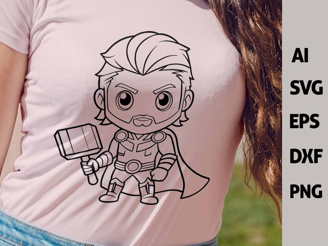 Chibi Superhero SVG, Baby Superhero Svg Bundle, Cute Superheroes ...