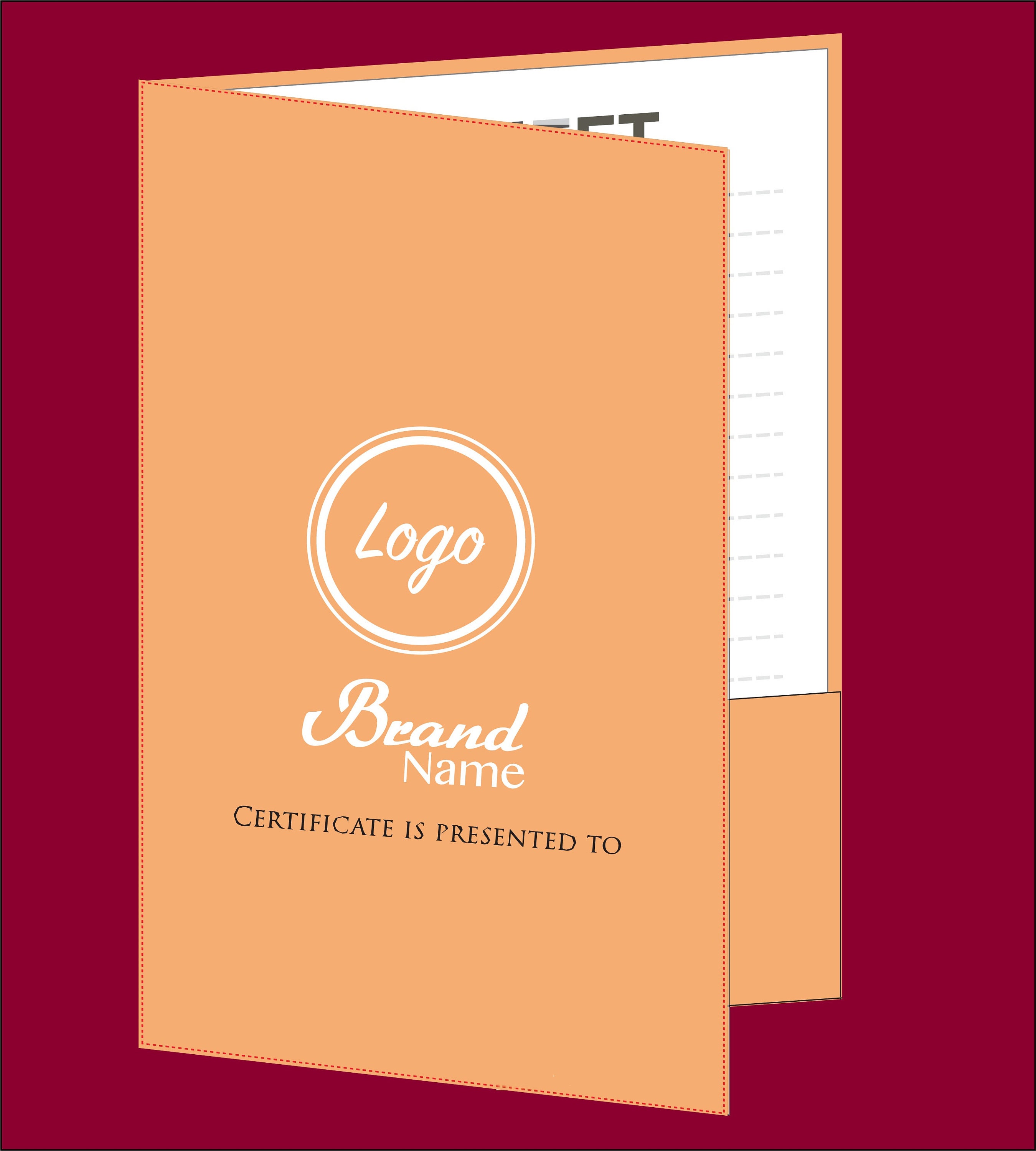 A4 Document Folder Template, Document Storage Box,travelers Folder Svg ...