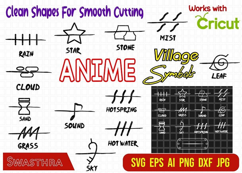Anime Land Svg Anime Clan Anime Village Symbol Anime Svg - Etsy