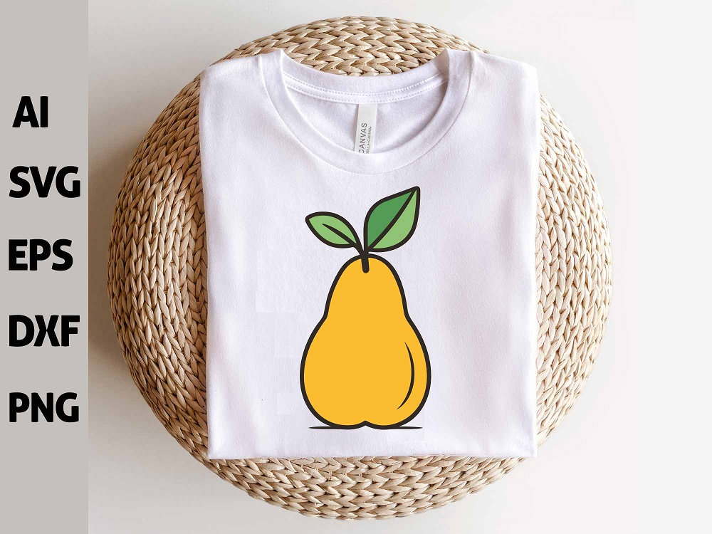 Fruta de pera SVG Fruta Kawaii SVG Imágenes Prediseñadas de - Etsy México