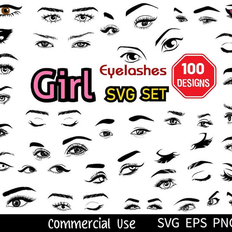 Woman Eyes Svg - Etsy