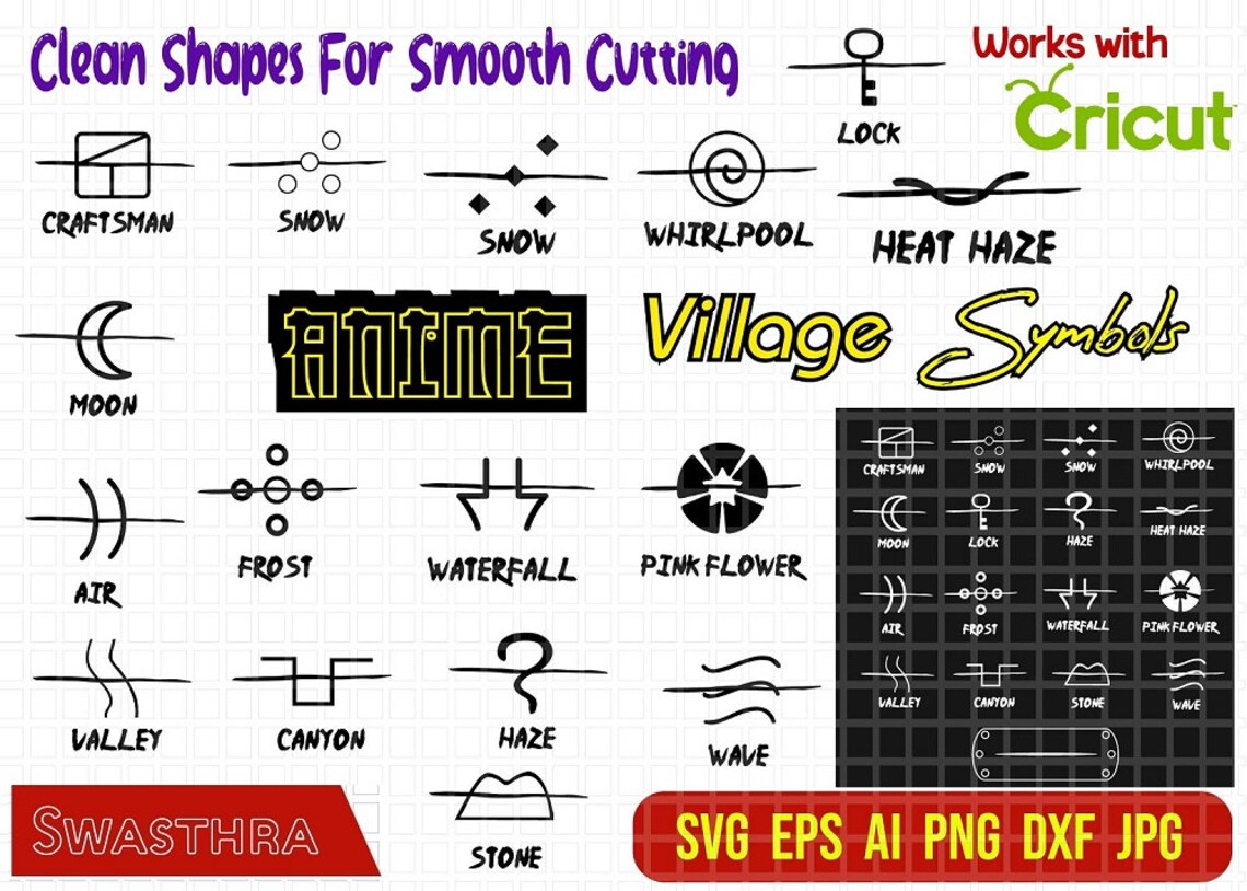 Anime Land Svg, Anime Clan, Anime Village Symbol, Anime Svg, Anime ...