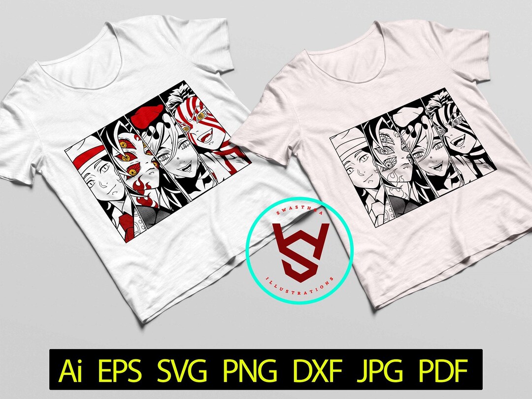 Slayer Team SVG, Anime Eyes Svg, Demon Sl4yer Svg, Anime Character SVG ...