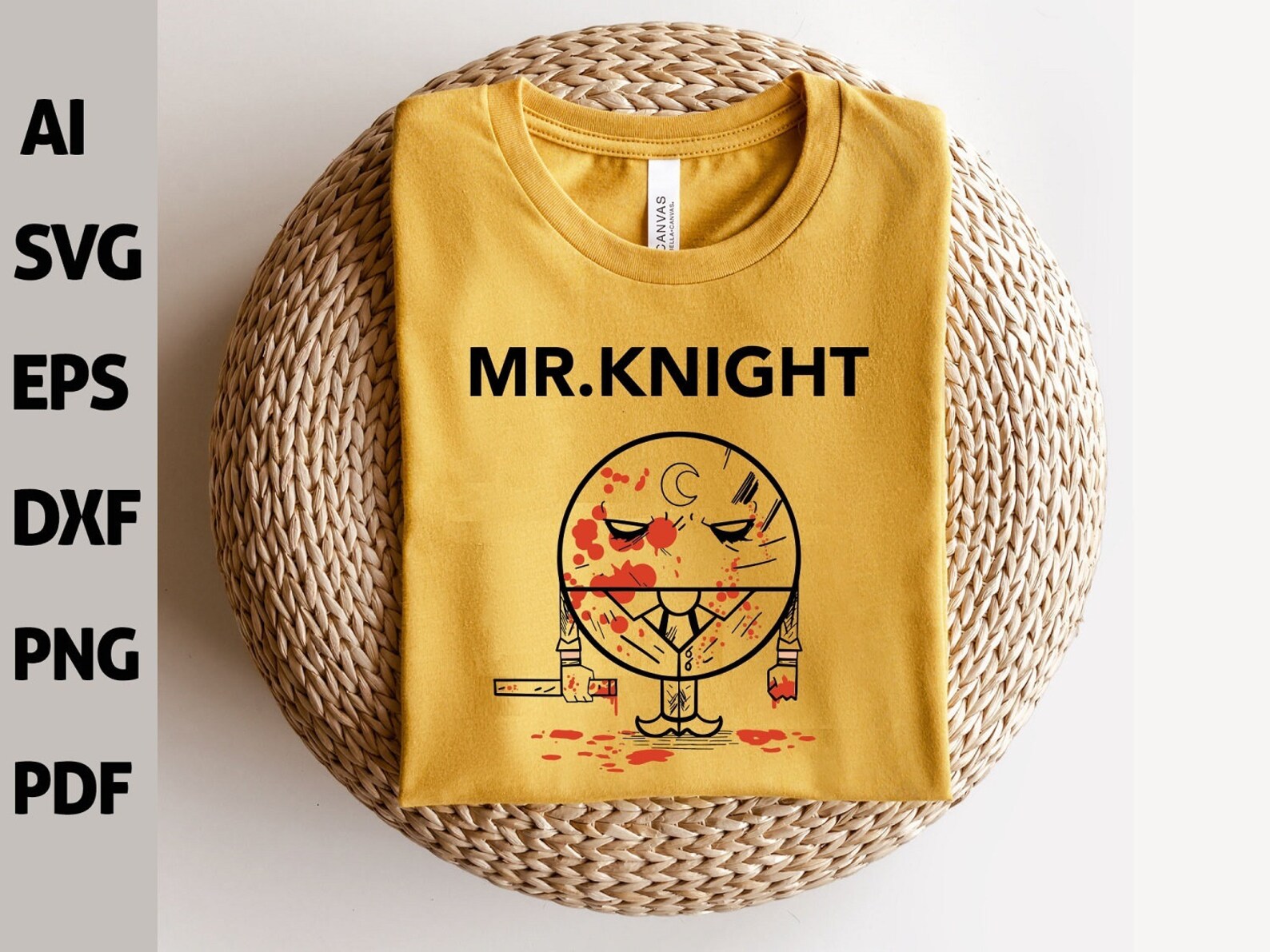 Moon Knight SVG, Mr. Knight, Friends SVG, Anime Character SVG, Moon ...