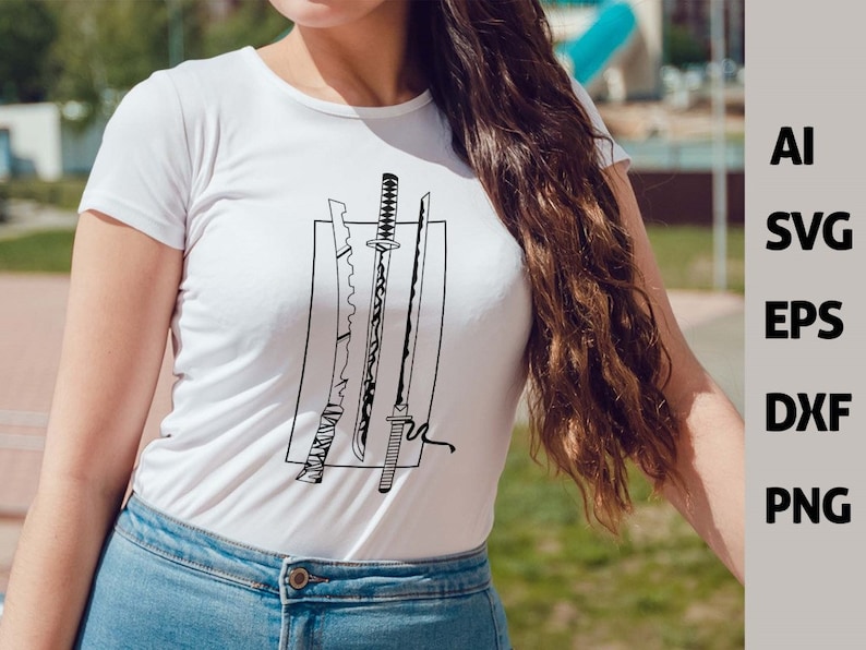 Anime Katana Swords SVG, Anime Knife Svg, Anime SVG Bundle, Anime ...