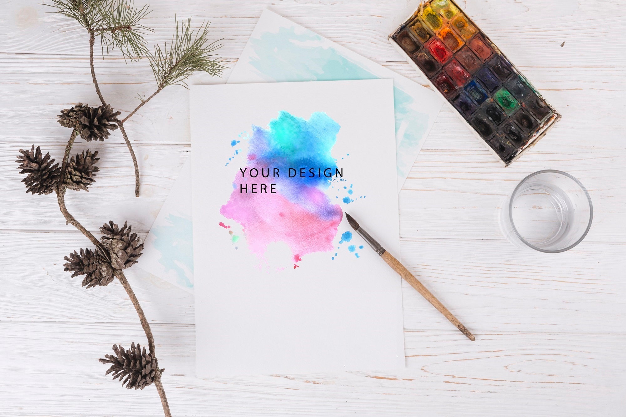 60 Rainbow Watercolor Splash SVG, Watercolor Splatter Clip Art ...