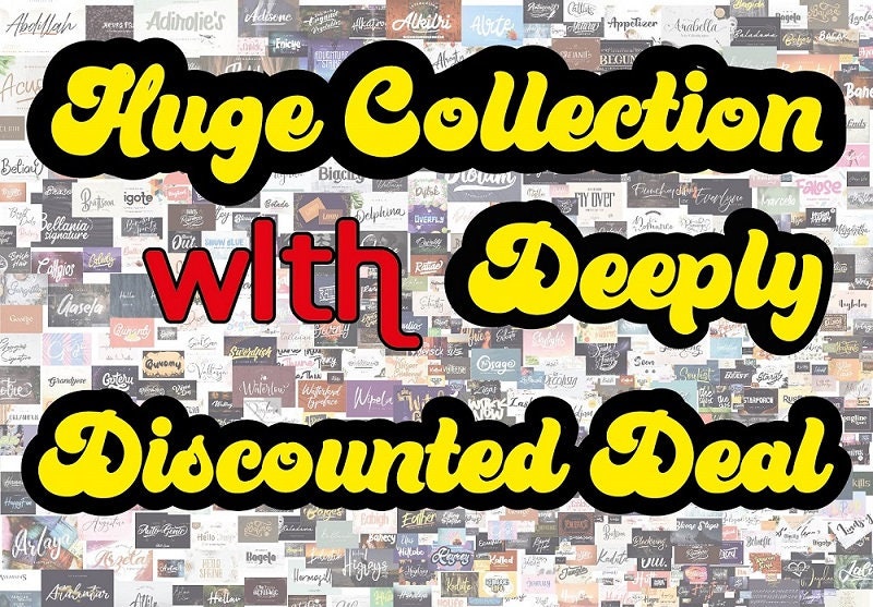 370 Mega Fonts Bundle for Crafters, Handwritten Fonts, Calligraphy ...