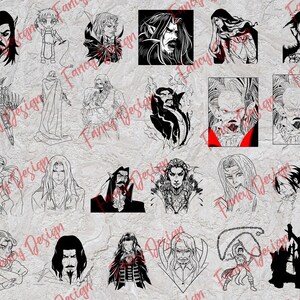 70 Castlevania Anime SVG Bundle, Anime Character SVG, Ninja Svg, Chibi ...