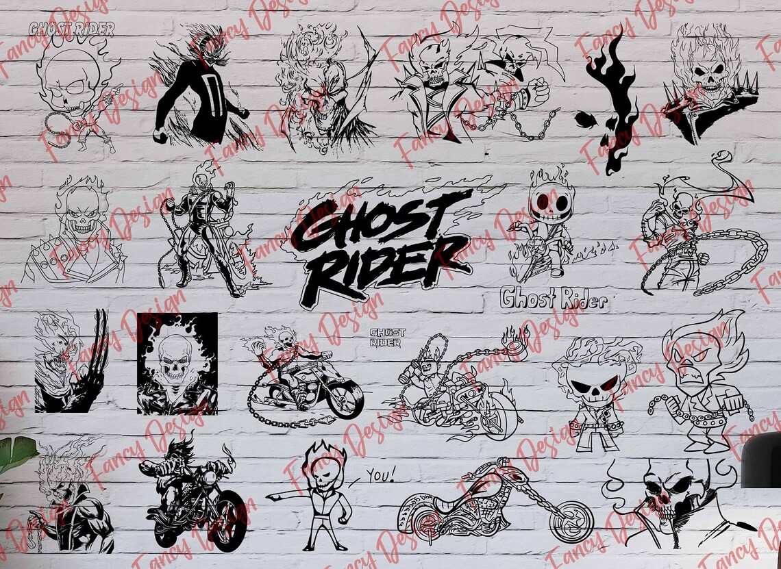79 Ghost Ride SVG Bundle Rider SVG Bundle Biker Skull Svg - Etsy
