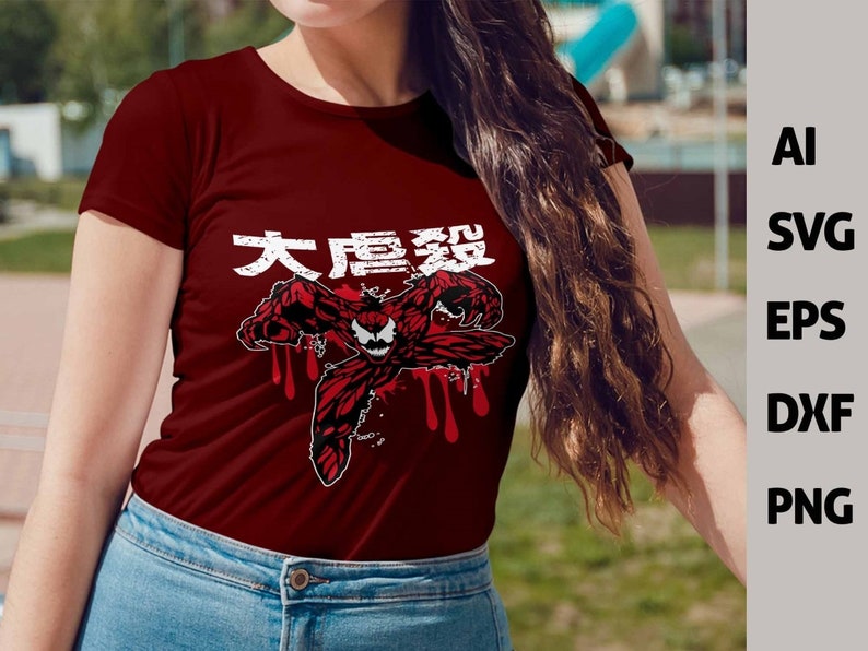 Carnage SVG, Symbiote SVG, Villain SVG, Venom Svg, Comic Vector, Anime ...