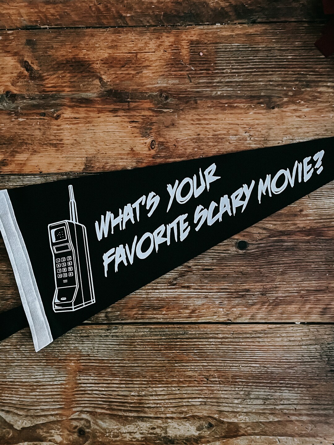 SCREAM Pennant Flag / Felt Pennant / Wall Hanging / Ghostface ...