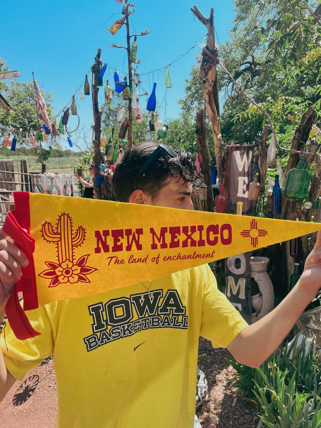 NEW MEXICO Pennant Flag / Felt Pennant / Cowboy Hat / Wild West ...