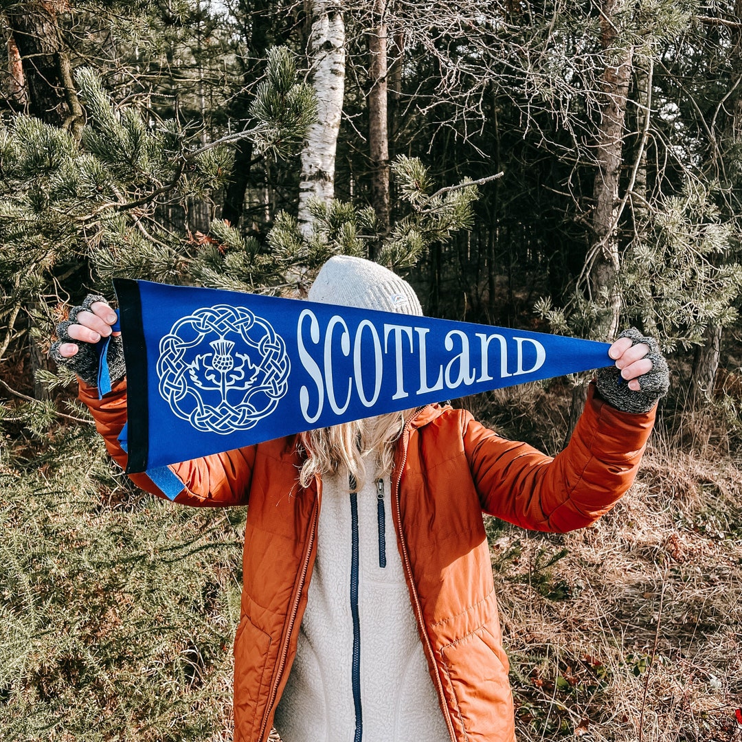 SCOTLAND Pennant Flag / Felt Pennant / Wall Hanging Banner / Souvenir ...