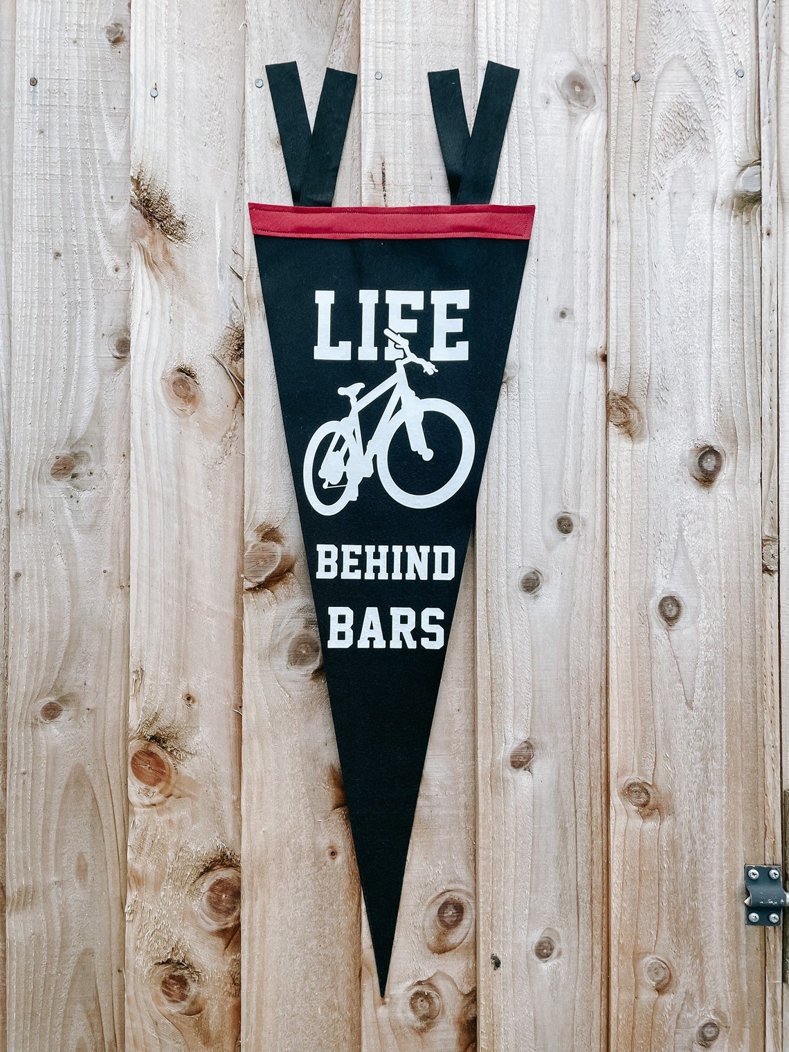 LIFE BEHIND BARS Pennant Flag / Felt Pennant / Gallery Wall - Etsy