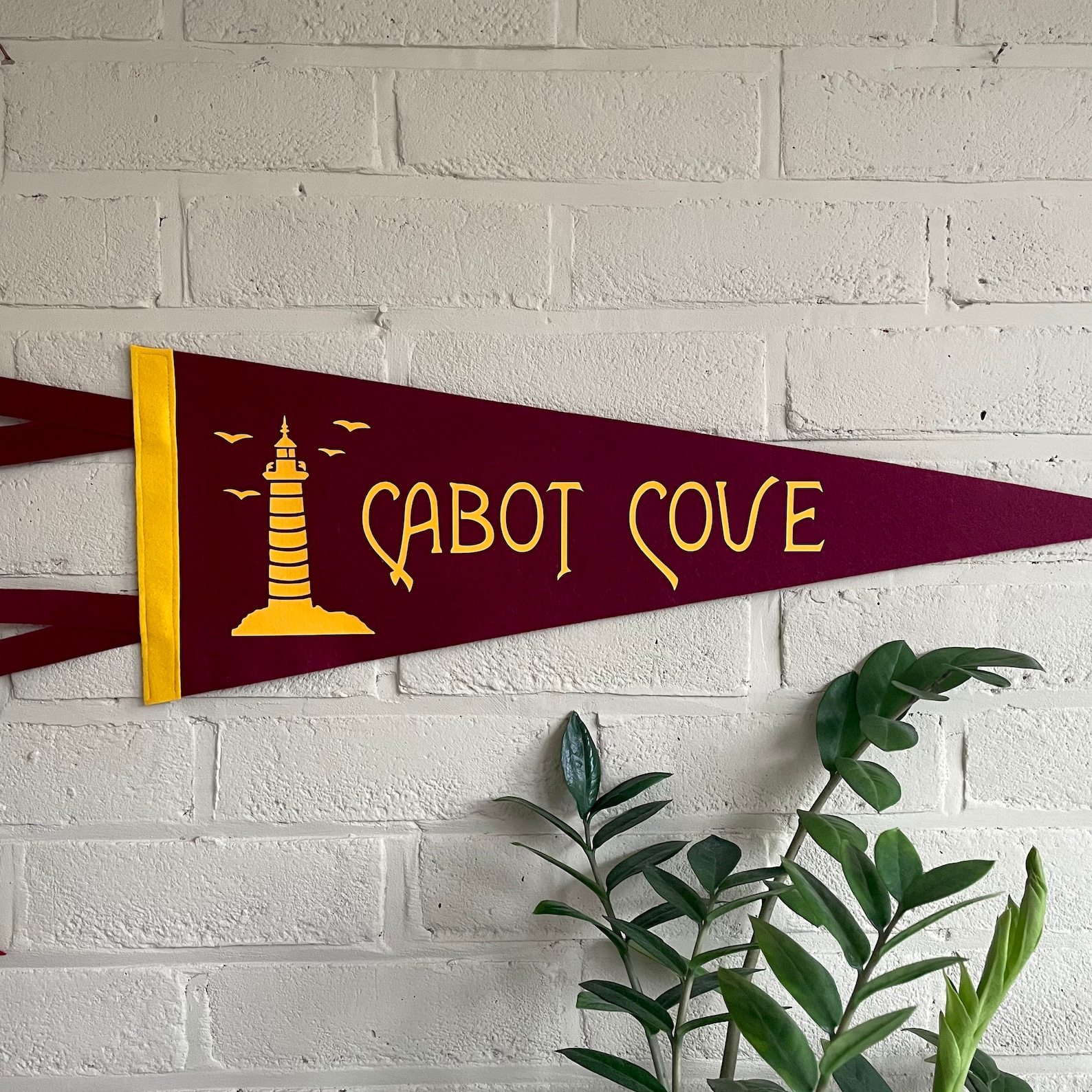 CABOT COVE Pennant Flag / Felt Pennant / Wall Hanging Banner / Gallery ...