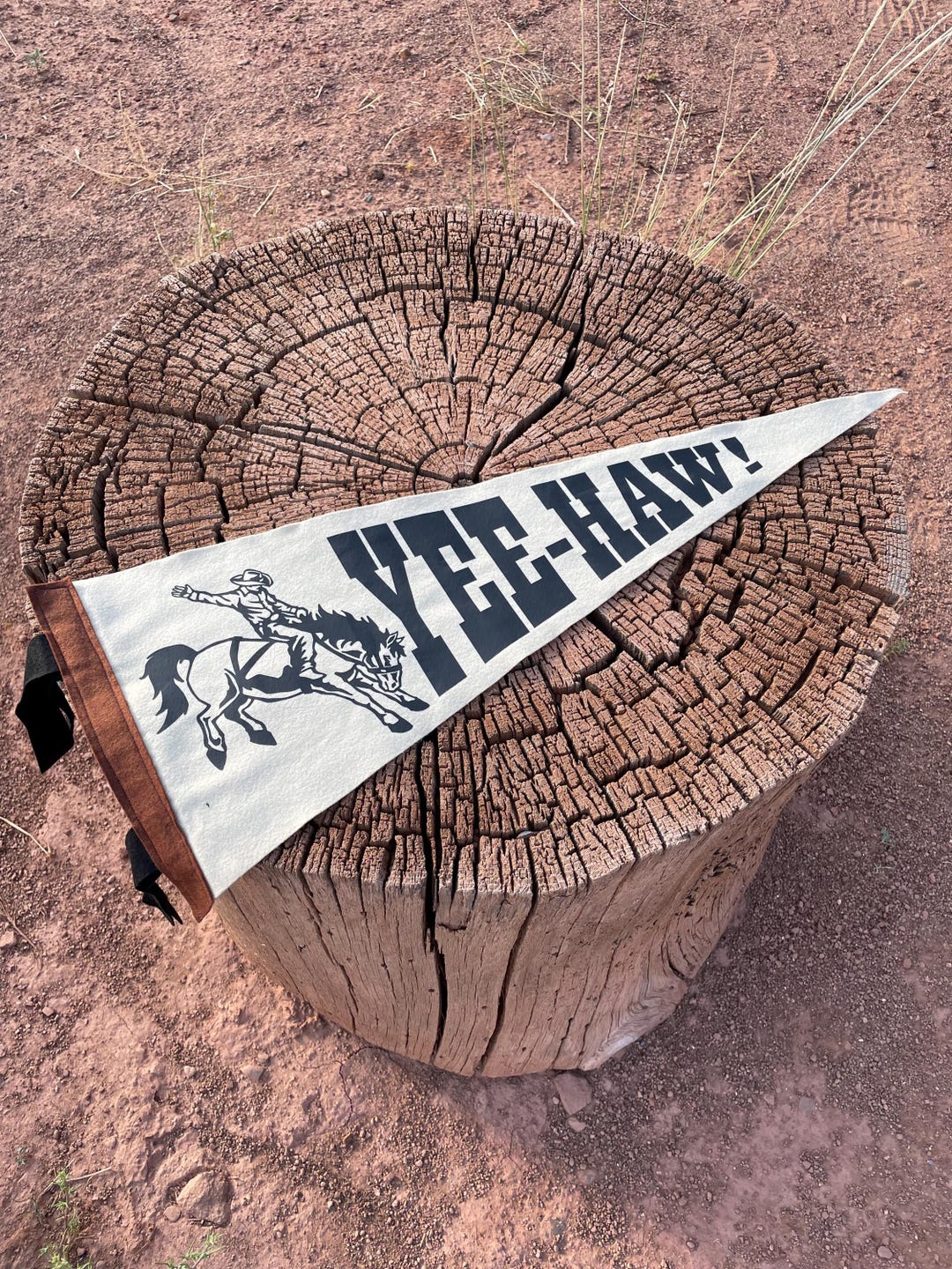 YEE-HAW Cowboy Pennant Flag / Felt Pennant / Country Singer / Cowboy ...