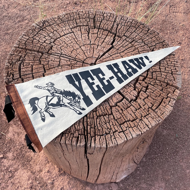 Pennant Flag Cowboy - Etsy UK