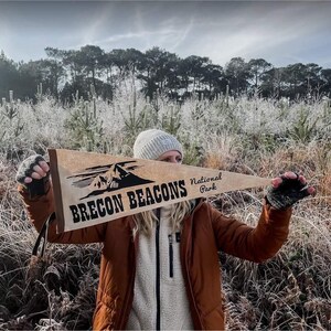 BRECON BEACONS Pennant Flag / Felt Pennant / Wall Hanging Banner ...