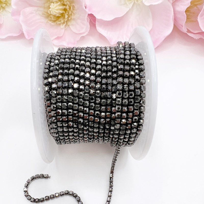 Rhinestone Trim by the Yard - Etsy