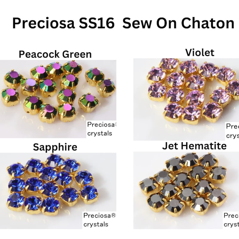 Crystal Chatons for Jewelry - Etsy