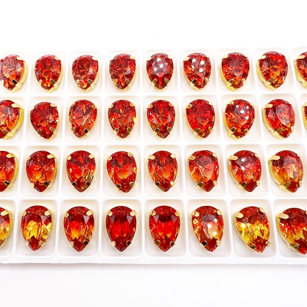 Crystal Teardrop - Etsy