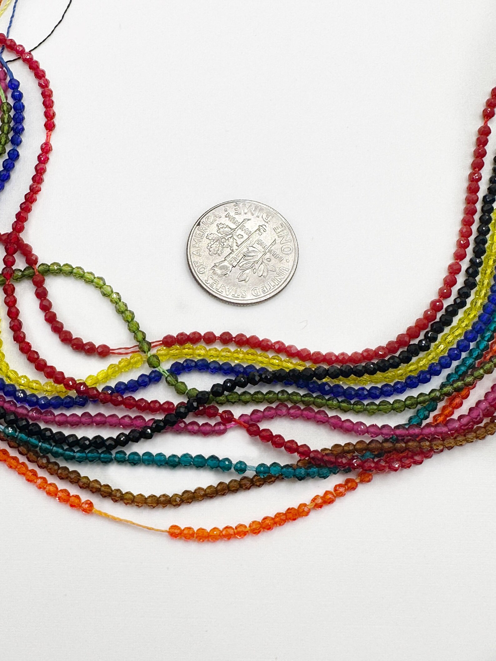2mm Micro Faceted Crystal Beads/hydro Beads - Etsy