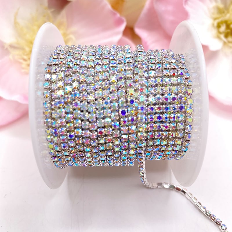 Ab Crystal Necklace - Etsy