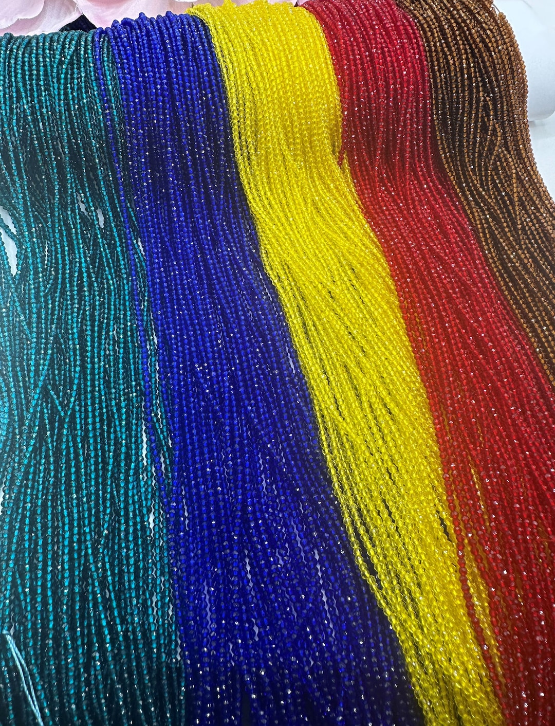 2mm Micro Faceted Crystal Beads/hydro Beads - Etsy