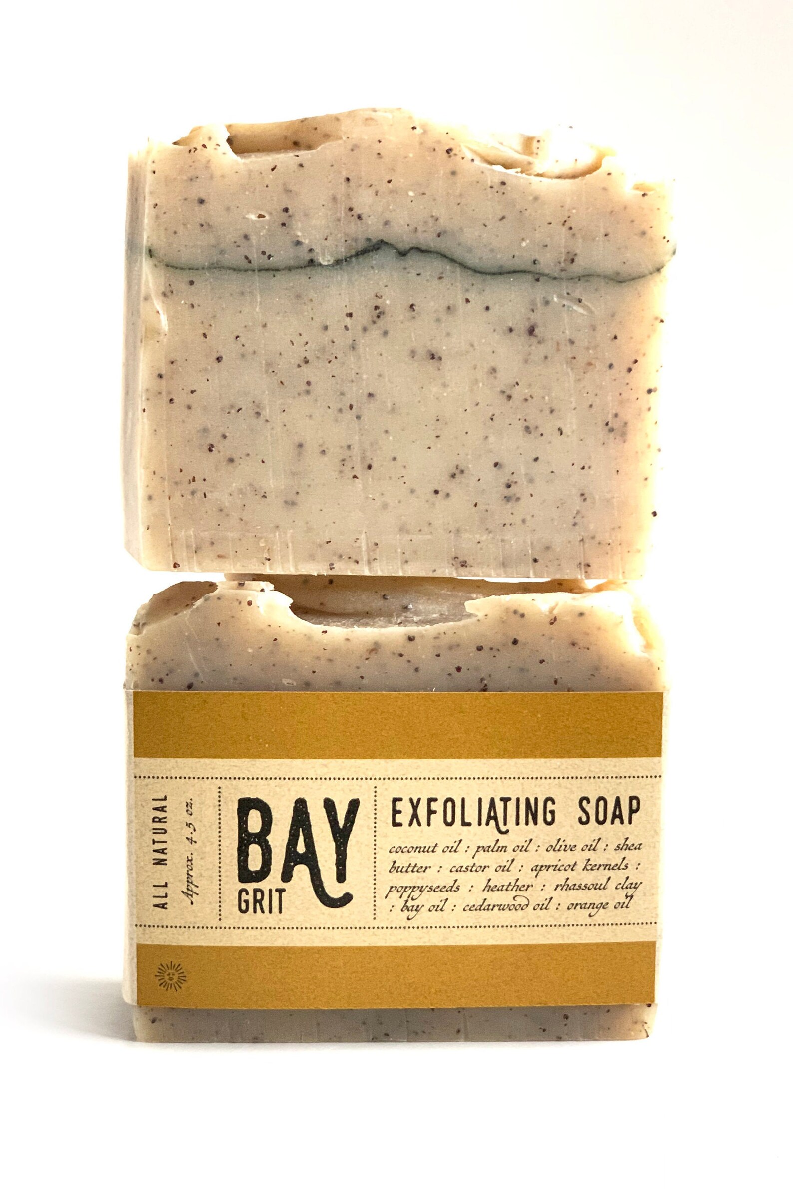 Bay Rum Soap Bay Exfoliating Soap Bay Oil Grit Soap Mens - Etsy