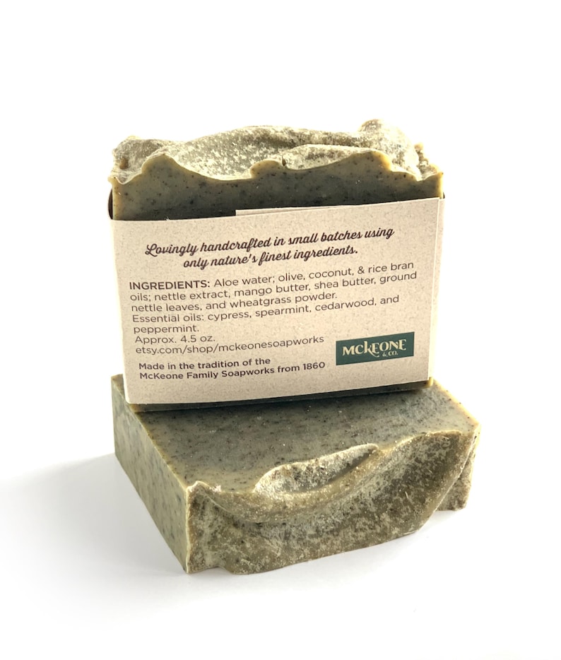 Irish Nettle Soap - Stinging Nettle Soap - Irish Nettle Gentle Soap ...