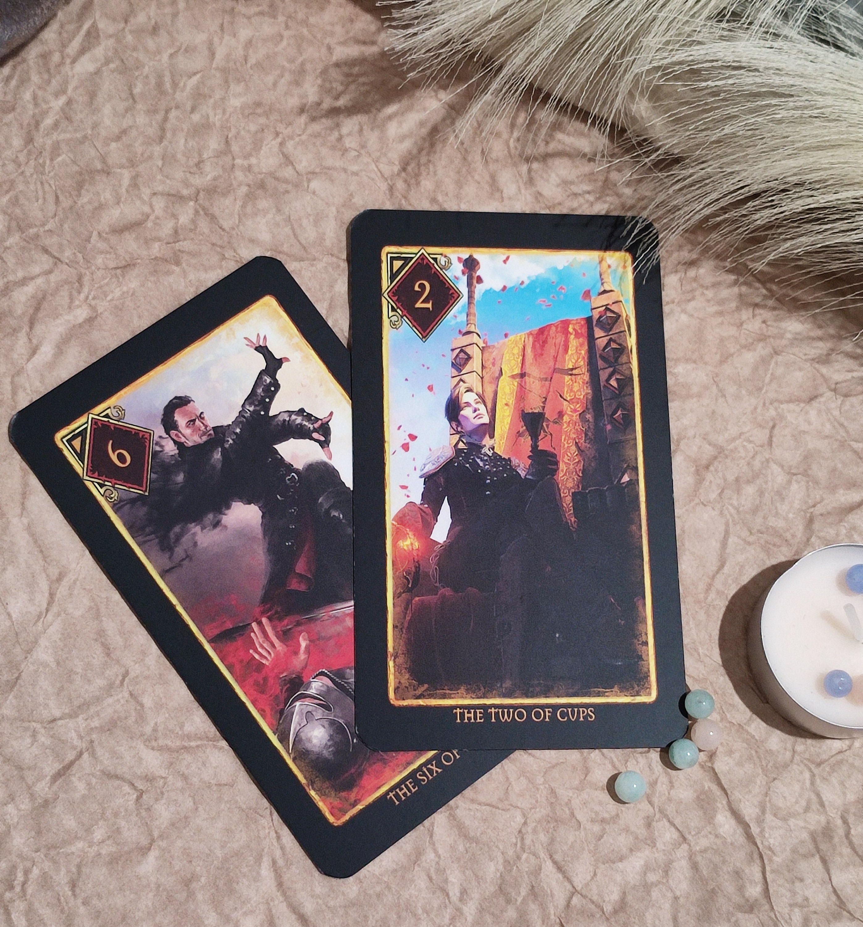 The Witcher Arcana Tarot 78 Cards Full Deck The Witcher Tarot | Etsy