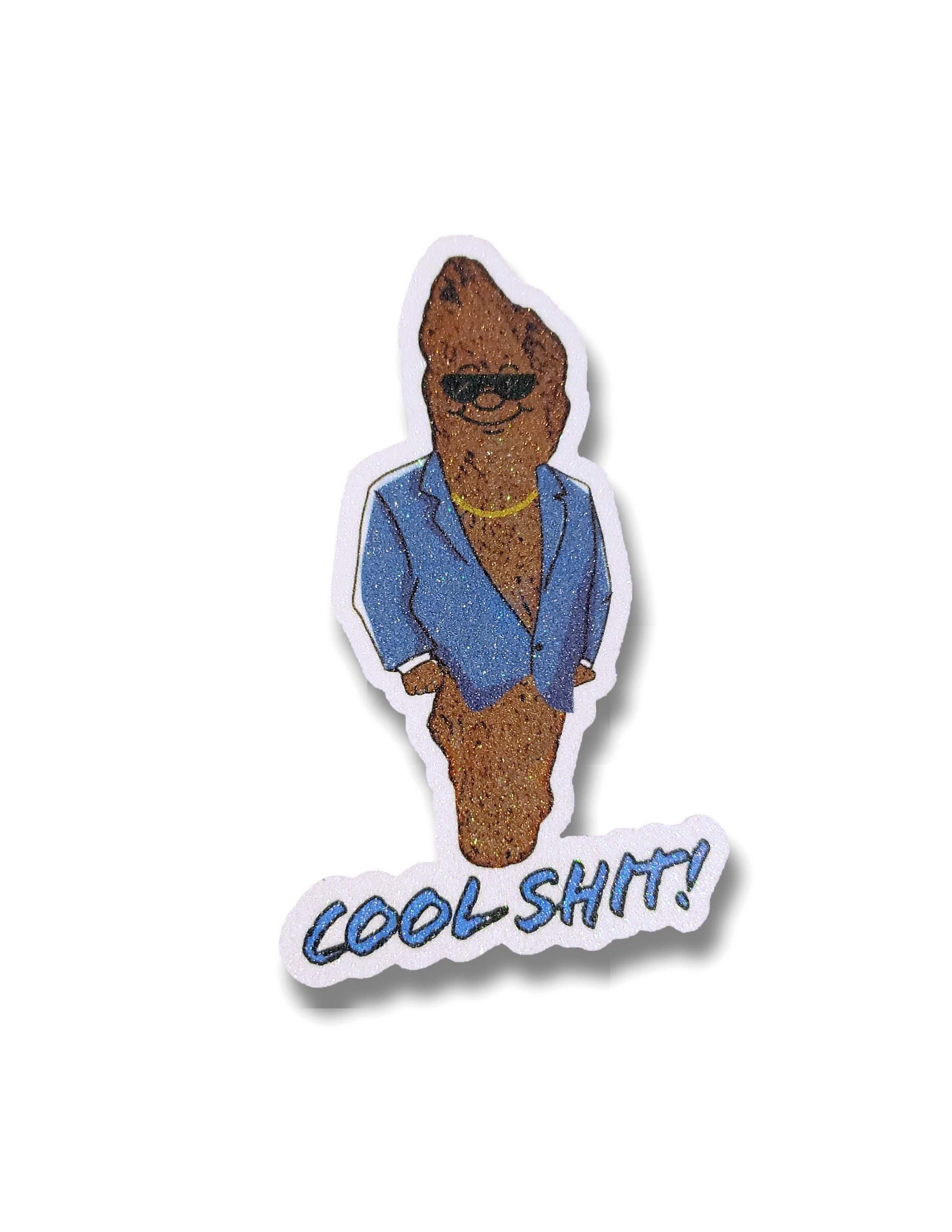 Cool Shit Sticker Cool Sticker Poop Sticker Glittery Sticker Funny ...