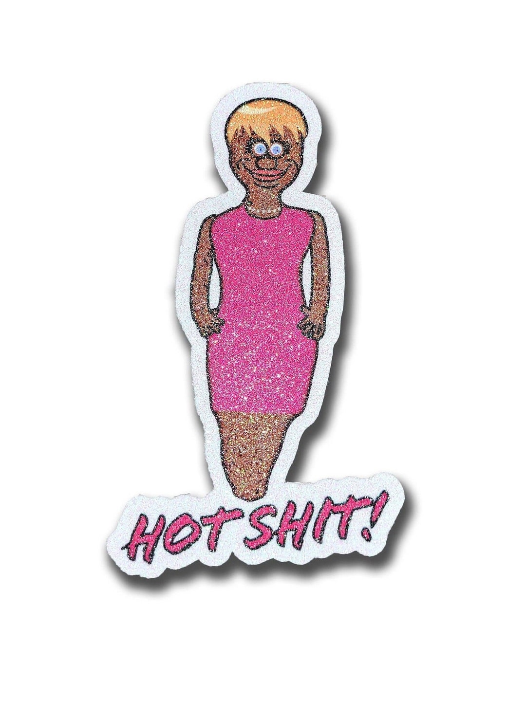 Hot Shit Sticker Cool Sticker Poop Sticker Glittery Sticker Funny ...