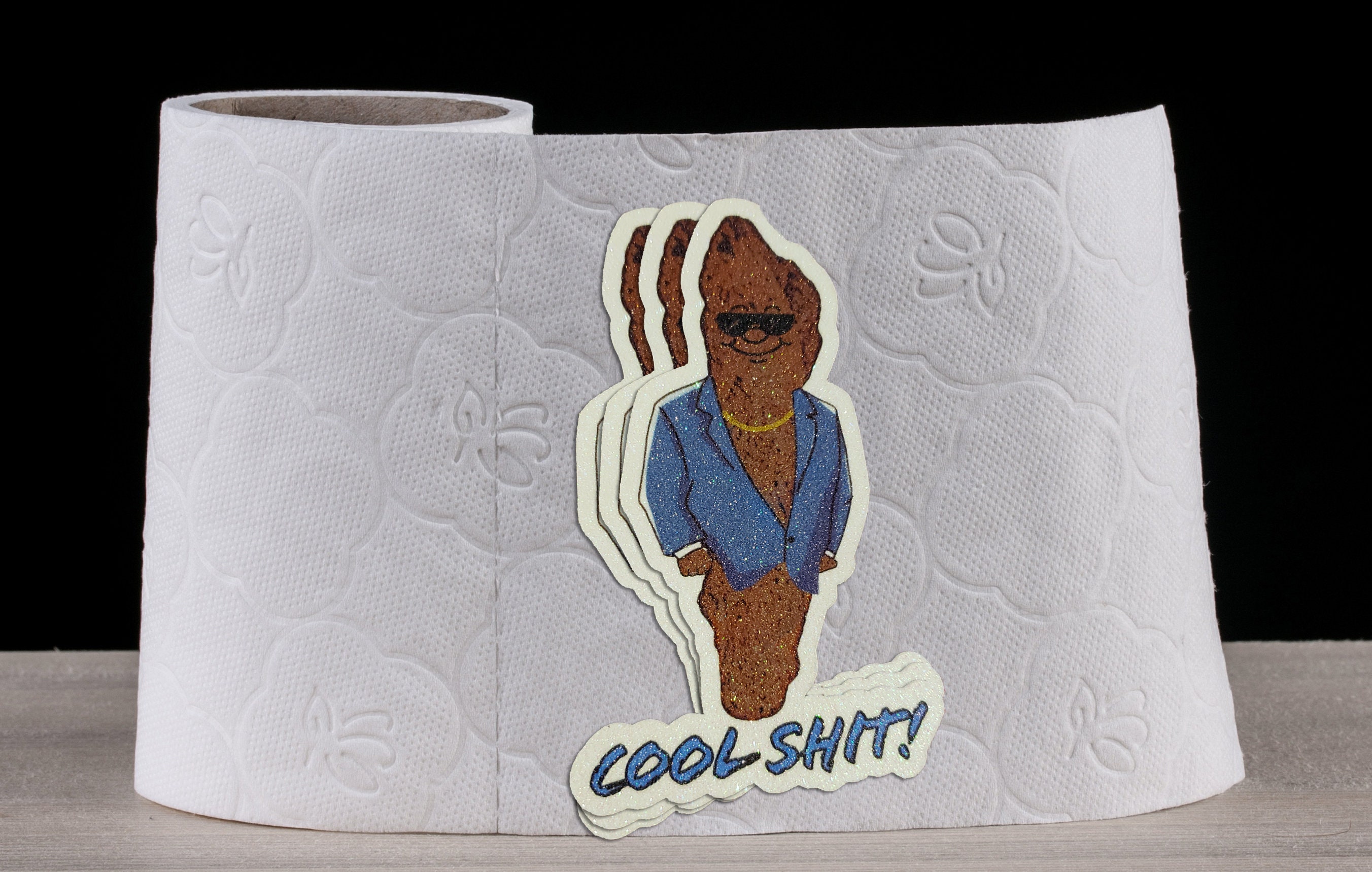 Cool Shit Sticker Cool Sticker Poop Sticker Glittery Sticker Funny ...
